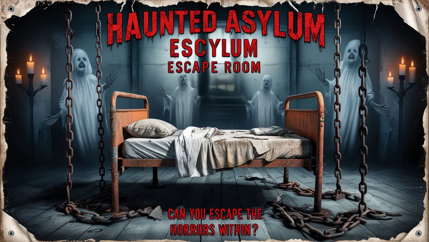 Haunted Asylum Escape Room | Mysteries and Lasers